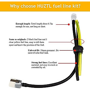 HUZTL SRM 225 Carburetor Air Filter Cover Tune Up Kit for Echo SRM-225 GT225 PAS225 PE225 SHC225 PPF225 Trimmer Weedeater Engine Carb