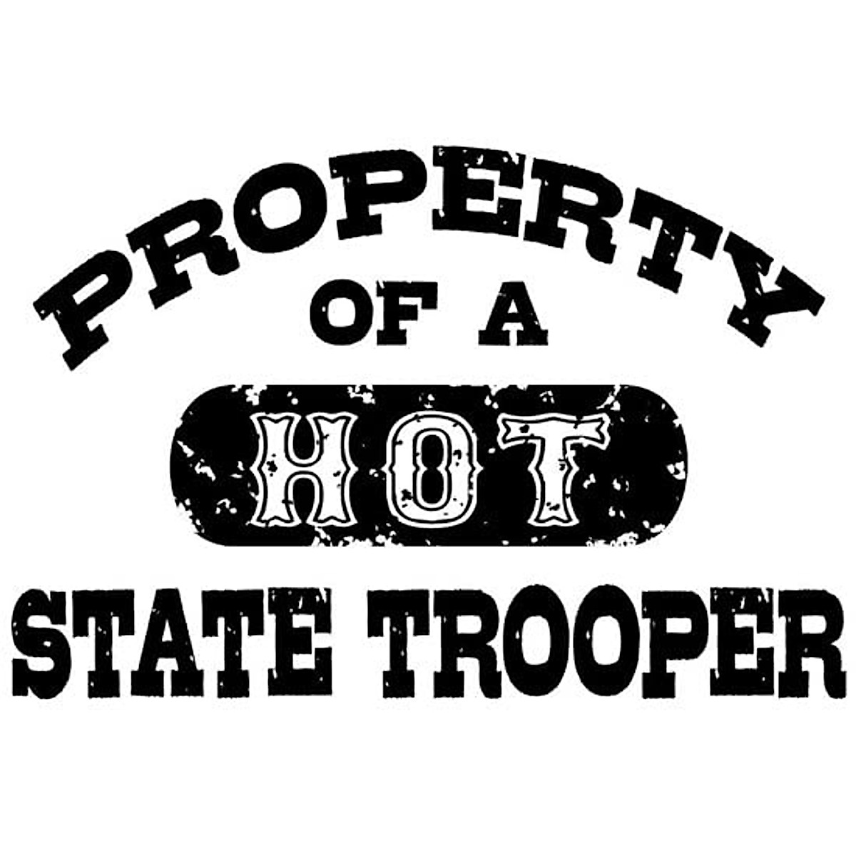 CafePress Property Of A Hot State Trooper Mug Ceramic Coffee Mug, Tea Cup 11 oz