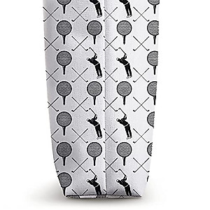 Golf Player Golfer Golfing Ball And Club Sport Golf Cart Tote Bag