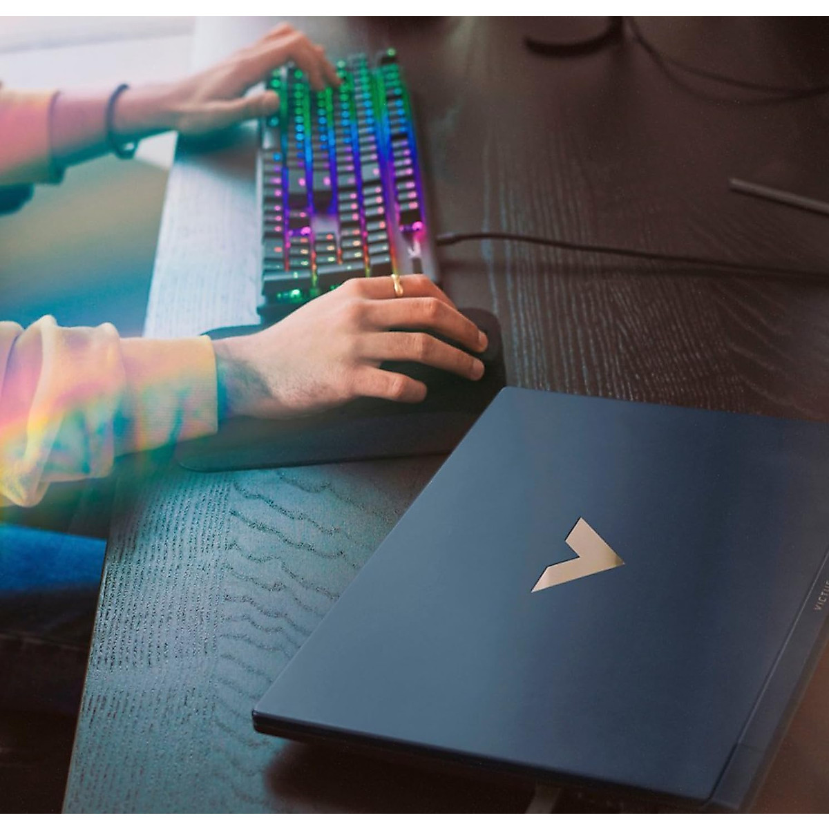 HP Victus 15.6" FHD 144Hz IPS Gaming Laptop - Intel Core i5-13420H - NVIDIA GeForce RTX 3050 - Micro-Edge - Wi-Fi6 - BT 5.3 - Backlit KB - Blue Win11 W/HDMI (16GB RAM | 1TB PCIe SSD)
