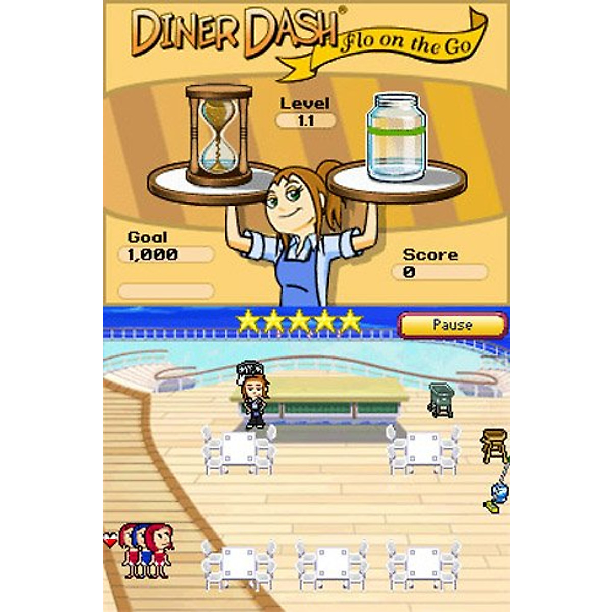 Diner Dash: Flo on the Go - Nintendo DS