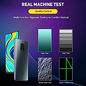 Display for Xiaomi Redmi Note 9s Screen Replacement Touch LCD Display for Xiaomi Redmi Note 9 Pro Digitizer Assembly with Tools (Black)