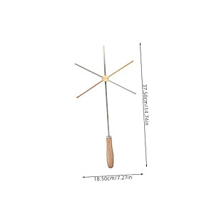 BUGUUYO Aluminum Conductivity Demonstrator Heat Conductivity Conductometer Thermal Conductor Meter Conductometer Thermal Conductivity Physics Equipment Thermal Conductivity Comparing Iron