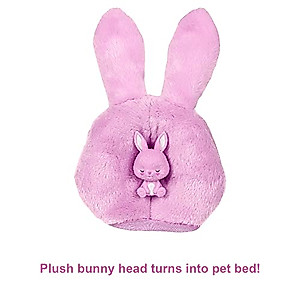 Barbie Cutie Reveal Doll, Bunny Plush Costume, 10 Surprises Including Mini Pet & Color Change