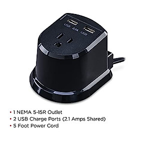 CyberPower CSP105U Professional Dual USB Power Station,Black