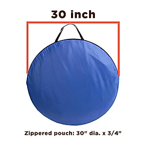 Pop Up Beach Tent Sun Shade Portable Outdoors Family Baby Shade Tentwith Carrying Bag (Shelter Measures: 86" L x 47" W x 39" H)