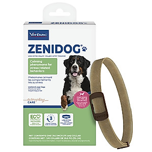 Dog Calming Collar with Pheromones - Zenidog Long-Acting Collar, Dog Calming Pheromone Collar, Long-Acting Pheromones for Dogs, Calming Collar, Dog Calming, Calming Collar for Dogs (Large Dogs)