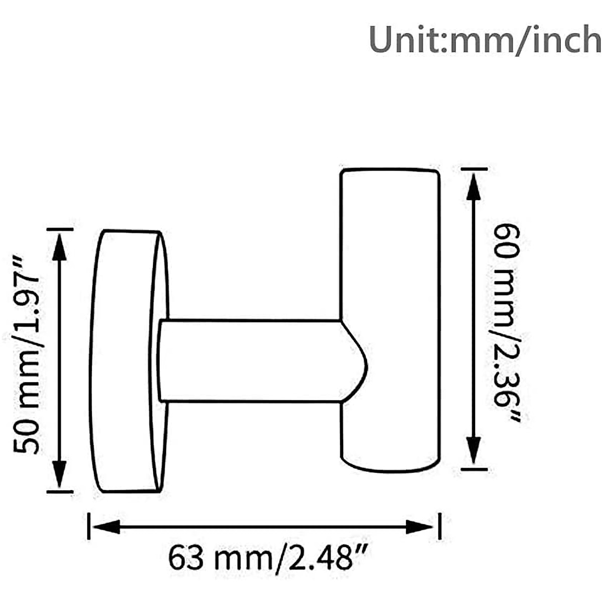 Beelee Gold Towel Hooks for Bathroom 4-Pack Wall Hooks Robe Hooks Brushed Gold Clothes Hooks in SUS 304 Stainless Steel ，BA19507BG-4