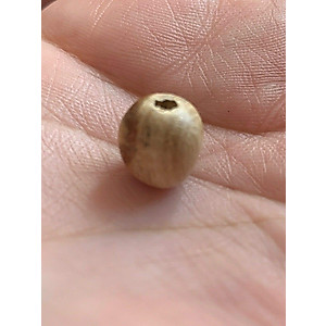 Palo Santo Round Prayer Beads 9mm Average for Japa Mala. Pack (50 Units)