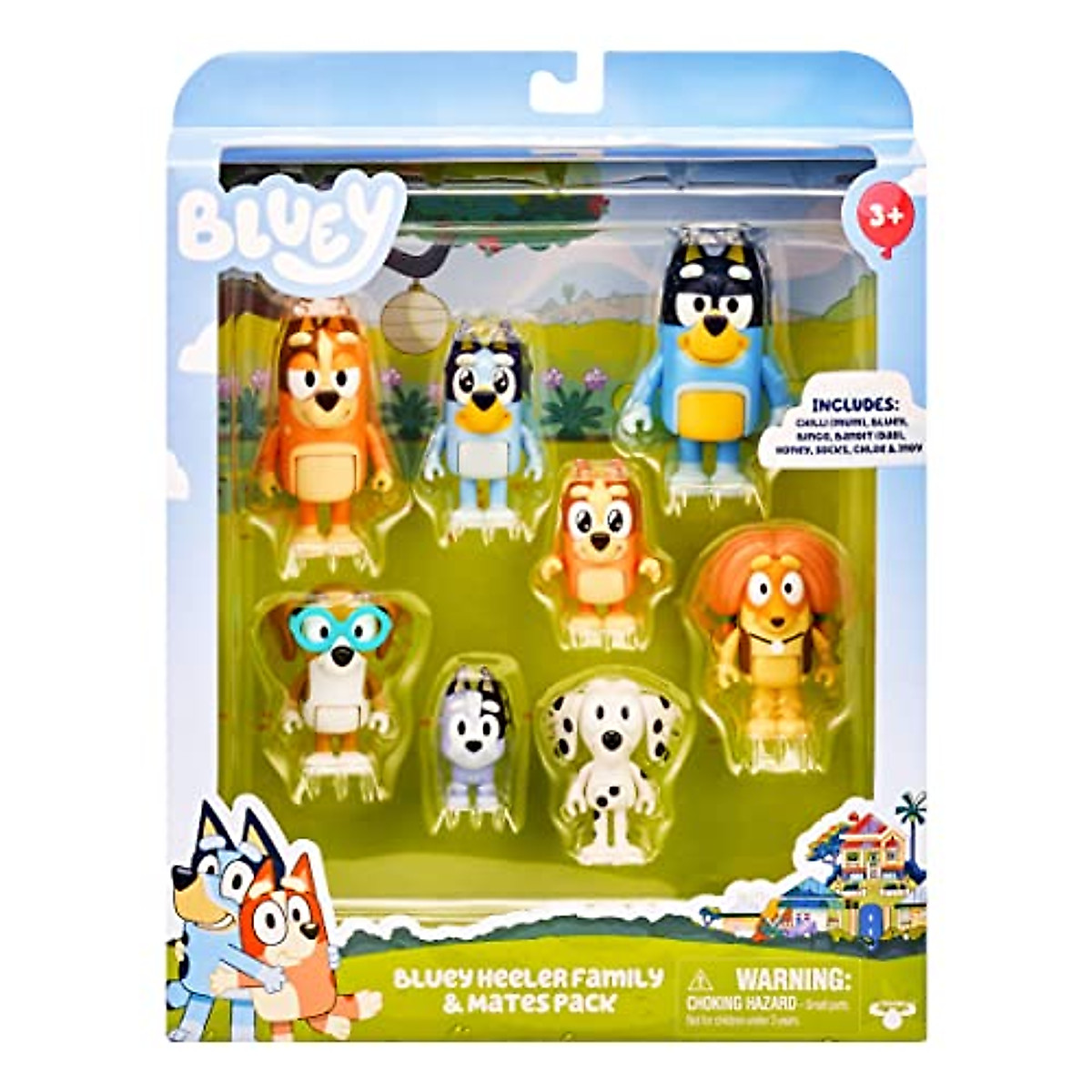 Bluey Heeler Family Figure Pack