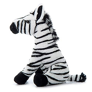 The Petting Zoo Zebra Stuffed Animal, Gifts for Kids, Wild Onez Zoo Animals, Zebra Plush Toy 12 inches