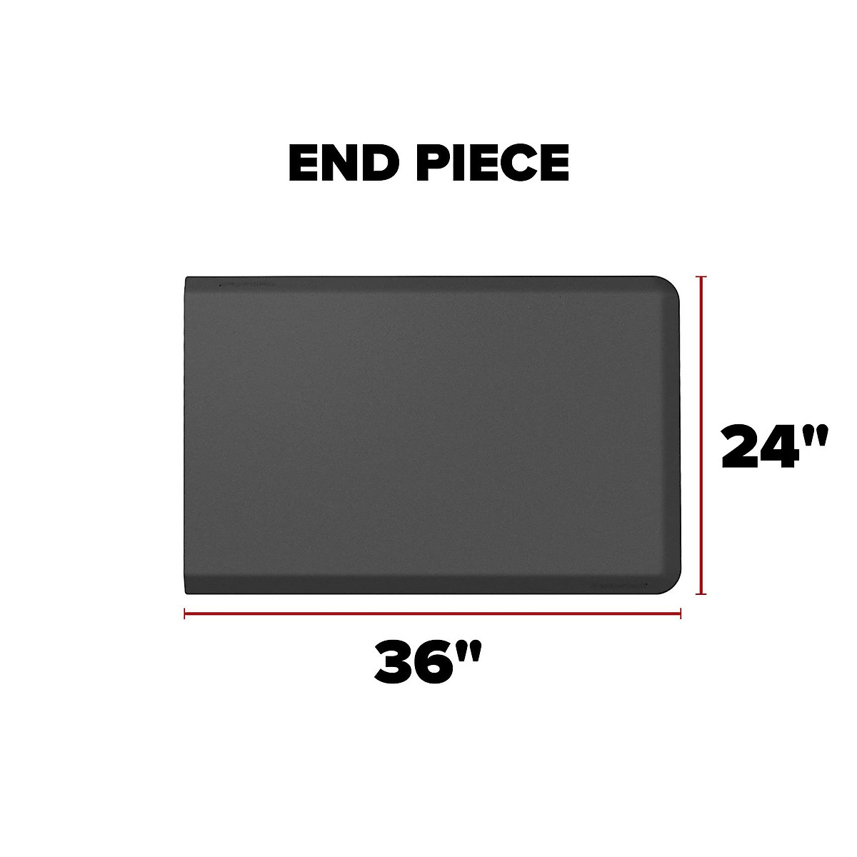 WeatherTech ComfortMat Connect, 24 by 36 Inches Anti-Fatigue End Mats, Carbon Fiber Pattern, Grey - Set of 2