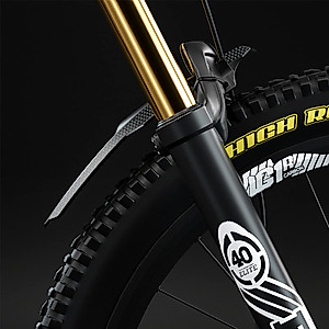 ENLEE 2PCS Bike Fenders MTB Fender Mudguards with Carbon Fiber Texture, Rear Front Mountain Mud Guard for 20/26/27.5/29 inch Bicycles