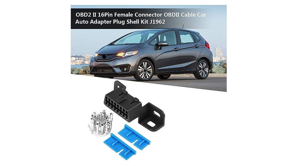 Female OBD2 Connector Kit for J1962 - Auto Diagnostic Adapter Plug