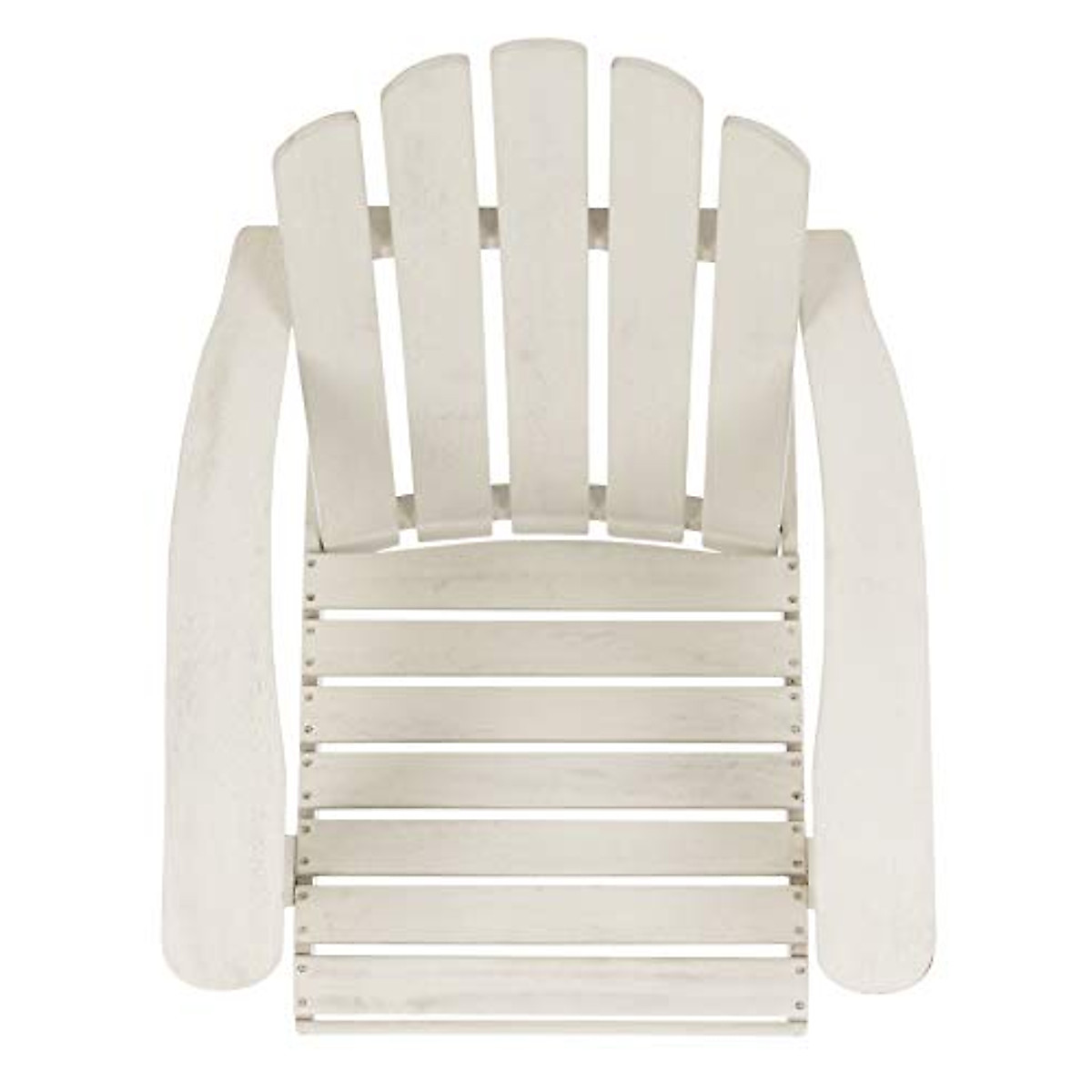 SAFAVIEH Outdoor Topher White Classic Adirondack Chair