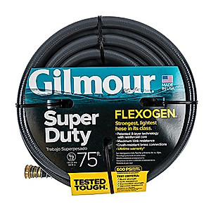 Gilmour Flexogen Garden Hose - Super Duty (5/8 x 75 Feet)