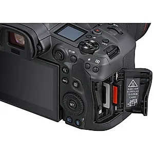 Canon EOS R5 Mirrorless Digital Camera (Body Only) (4147C002), Canon RF 24-70mm Lens, 64GB Memory Card, Case, Corel Photo Software, LPE6 Battery, External Charger, Card Reader + More (Renewed)