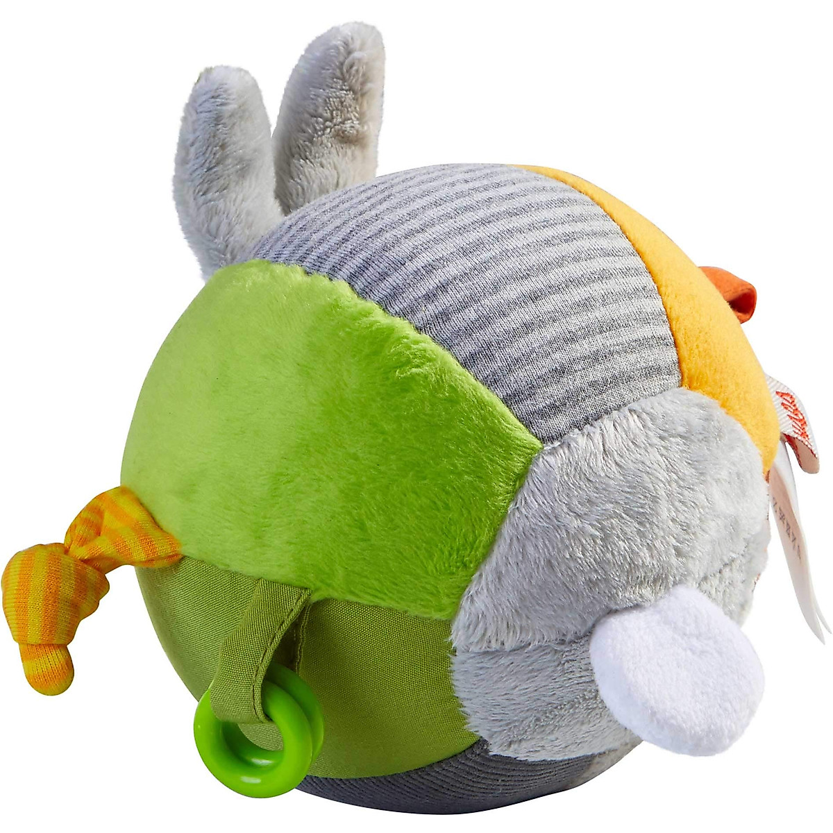 HABA Bunny Ball with Crinkle Ears, Textured Fabric and Rattling Effects