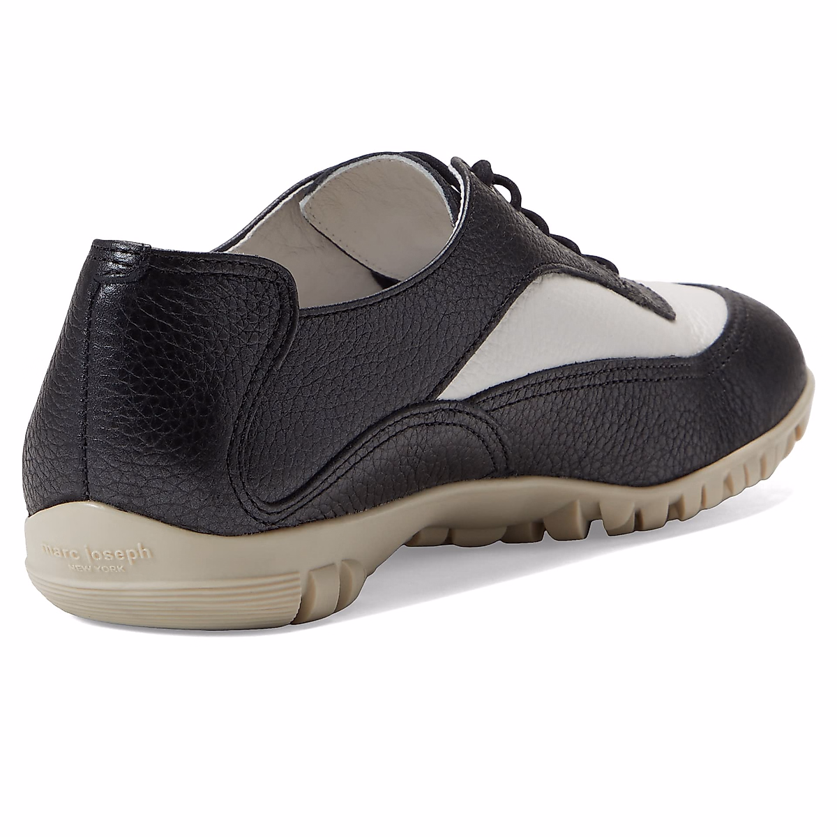 MARC JOSEPH NEW YORK Hampton Golf Black/White Pearlized Grainy 6.5 M