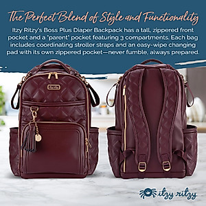 Itzy Ritzy Backpack, Monarch, Large