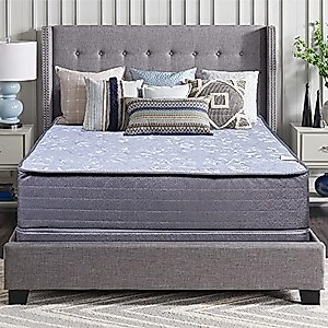 Nutan 11-Inch Firm Foam Encased Euro Top Gel Infused Innerspring Mattress and 8" Wood Box Spring/Foundation Set, Full