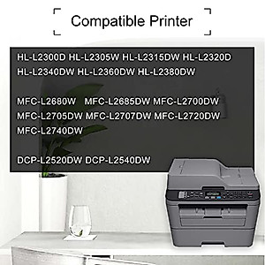 2-Pack DR630 Drum Unit Replacement for Brother DR-630 Drum Imaging MFC-L2680W DCP-L2520DW HL-L2300D L2315DW Printer,(DR-660 Drum Cartridge,14,000 Pages/Drum Cartridge)