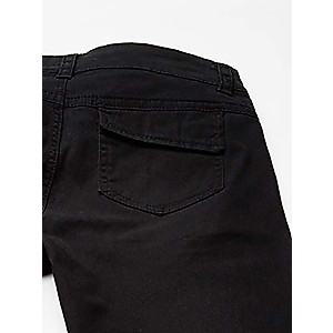 UNIONBAY womens Heather Slash Pocket Stretch Uniform Bootcut Pants, New Black, 11 US