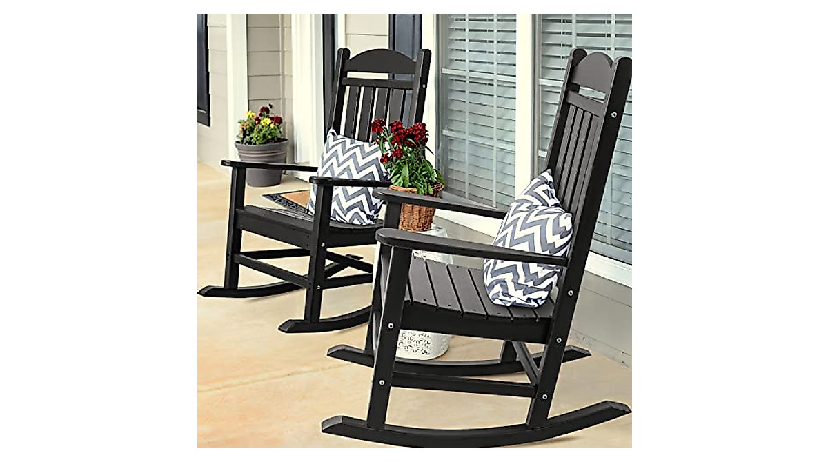 Flamaker Outdoor Rocking Chair - Comfortable & Durable
