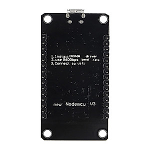 5pcs ESP8266 WiFi Development Module, MELIFE CH340 Serial Wireless Module NodeMcu Lua 4M WiFi WLAN Internet New Version Development Board.