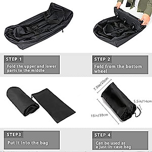 32'' Rolling Duffle Bag with Wheels-110/140L Expandable Wheeled Duffle Bag Luggage, Collapsible Rolling Duffel Bag with Bottom Anti-Slip Pads, Duffel bag with Wheels for Travel Camping Hiking