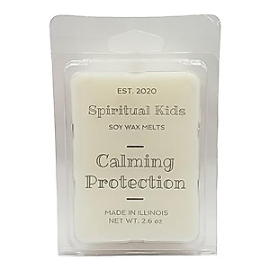 Calming Protection (white sage & lavender) 1 Pack All Natural Soy Wax Melts 6 cubes 2.6oz Hand Poured with Fragrant/Essential Oils!