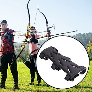 FENJANER 2 Pcs Archery 9" Arm Guards Adjustable Arm Guard for Adjult Forearm Wrist Protector for Outdoor Hunting Shooting