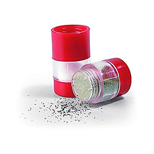 Coghlan's Backpacker's Salt and Pepper Shaker,Red/ Silver