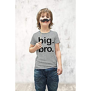 Big Brother Shirt, Big bro Shirt, Big Brother Announcement Shirt, Big Brother t Shirt Toddler (Light Gray, 18 Months)