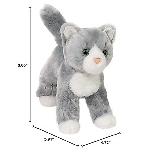 Douglas Scatter Gray Cat Plush Stuffed Animal