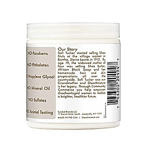 SheaMoisture Daily Hydration Crème Sugar Scrub Care for Dry Skin 100% Virgin Coconut Oil Acacia Senegal Exfoliating Scrub, Coffee, 8 Oz