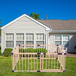 Baby Playpen, Corrales para Bebes, Baby Fence Indoor Outdoor, Toddler Safety Activity Center Playard with/Locking Gate,31sq. ft