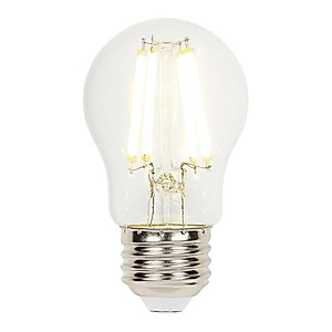 Westinghouse 5277000 6 Watt (60 Watt Equivalent) A15 Dimmable Clear Filament LED Light Bulb, Medium Base