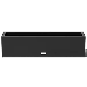 Veradek Block Series Window Box Planter - Rectangular Flower Pot for Indoor or Outdoor Window Sill/Balcony | All-Weather Use with Drainage Holes | Modern Décor for Succulents, Herbs, Small Plants