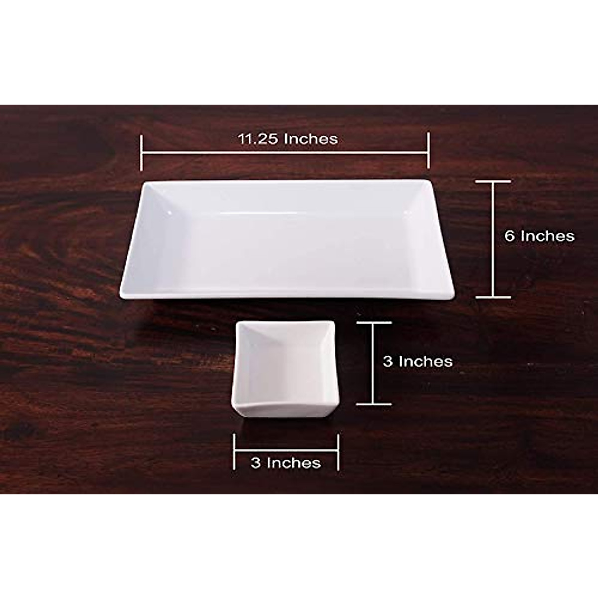 The Most Versatile 3 Tier Serving Tray. Collapsible Metal Stand with 3 Plates & 3 Bowls on Black Wood Base. Tiered Tray Party Food Server Display for appetizers, Cupcakes, Fruit, Cheese, Desserts.