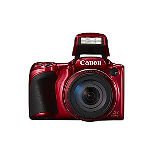 Canon PowerShot SX420 Digital Camera w/ 42x Optical Zoom - Wi-Fi & NFC Enabled (Red)
