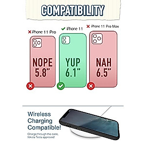 Smartish iPhone 11 Wallet Case - Wallet Slayer Vol. 1 [Slim + Protective] Credit Card Holder (Silk) - Black Tie Affair