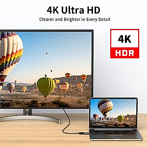 IIABC Displayport to HDMI Adapter 4K 24K Gold Plated Displayport DP to HDMI Female Converter，Uni-Directional Display Port to HDMI Converter Compatible for Lenovo, HP, Dell &More- Grey