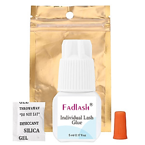 Individual Lash Glue Self Application Cluster Lash Glue 3-5S Dry Time Eyelash Extension Glue DIY at Home 7-15 Days Long Lasting Eyelash Glue Black 5ml (DIY/Cluster Lashes Use Only)