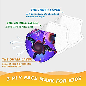 Kids Face_Mask 50PCS Breathable Kids Face_Masks (DW)