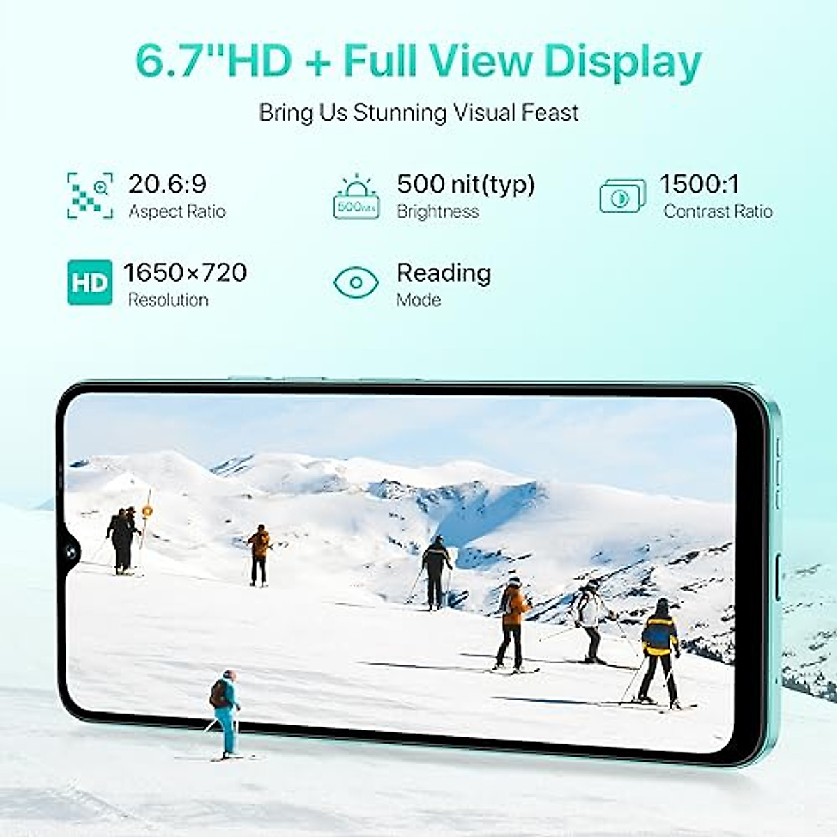 UMIDIGI A15C (8+8GB RAM+128GB ROM) Android 13 NFC Unlocked Cell Phone，48MP Ultra-Clear AI Camera Mobile Phone,5000mAh Battery Smartphone,6.7" HD Full View Display Dual Unlock Phone-Pearl White…
