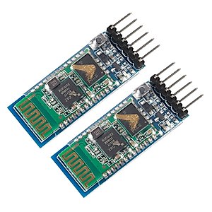 2PCS HC-05 HC 05 Bluetooth Module RF Wireless Bluetooth Transceiver Master Slave Integrated Serial Port Communication BT Module