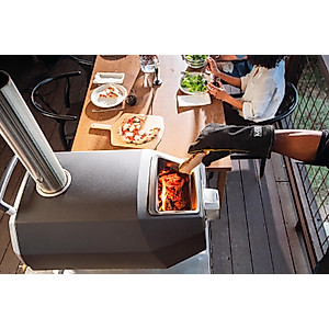 Ooni Karu 16 Multi-Fuel Outdoor Pizza Oven - Wood and Gas Fired Oven - Outdoor Cooking Pizza Oven - Fire and Stonebaked Pizza Oven for Authentic Homemade Pizzas - Dual Fuel Pizza Maker