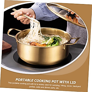 SHOWERORO Kitchen Cooking Pots Stainless Steel Cooking Pot Kitchen Stainless Steel Cookware