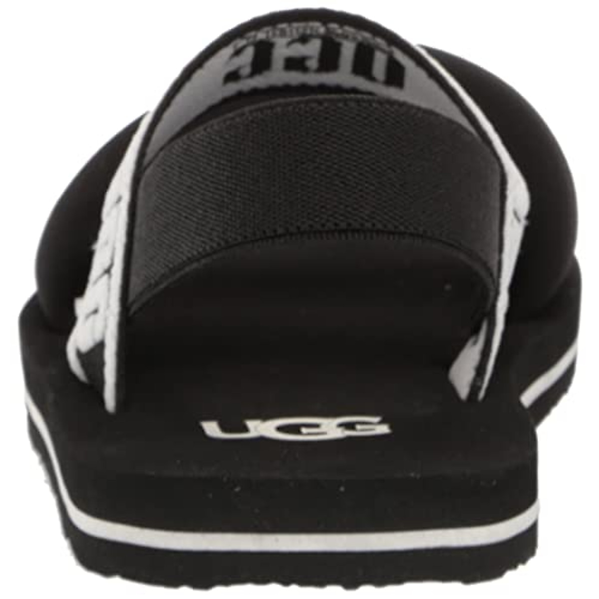 UGG Kids K Zuma Sling Sandal, Black, 7 US Unisex Toddler